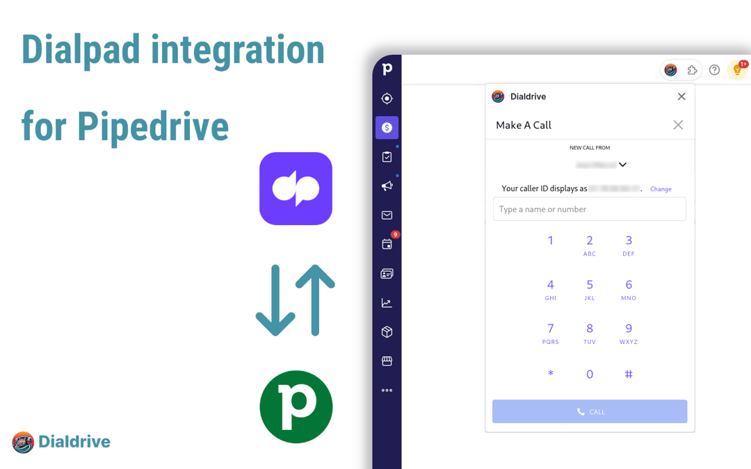 Dialpad Integration — Dialdrive App Integration - Pipedrive Marketplace