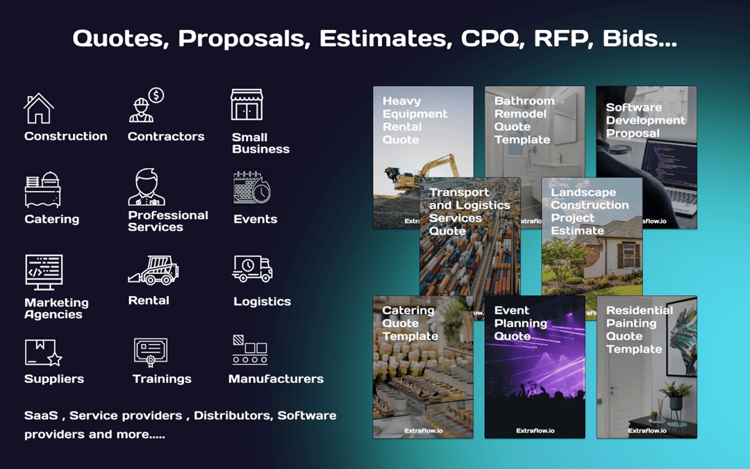 Quotes, Proposals, Estimates & more - Extraflow App Integration ...