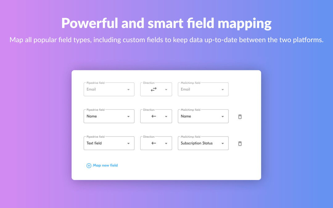 Mailchimp 2-Way Sync App Integration - Pipedrive Marketplace