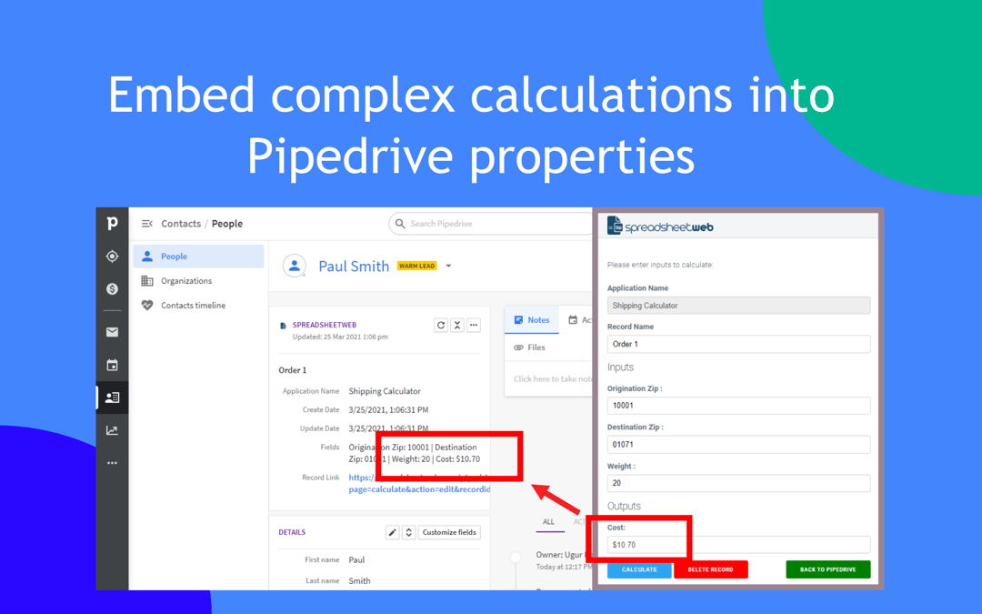 SpreadsheetWeb App Integration - Pipedrive Marketplace