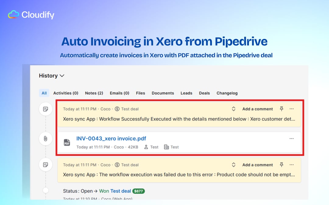 Xero App Integration - Pipedrive Marketplace