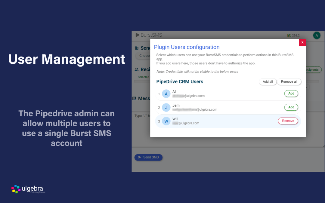 Burst SMS for Pipedrive App Integration - Pipedrive Marketplace