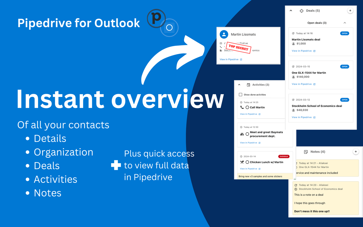Pipedrive for Outlook App Integration - Pipedrive Marketplace
