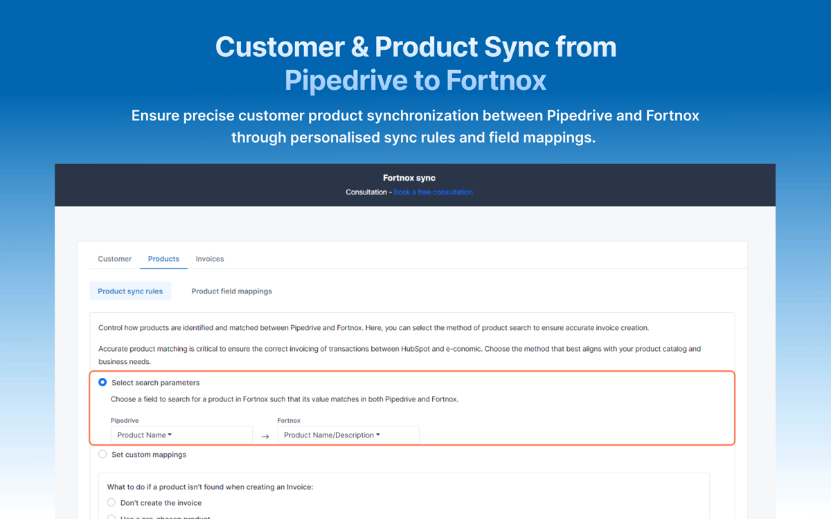 Fortnox Integration App Integration - Pipedrive Marketplace