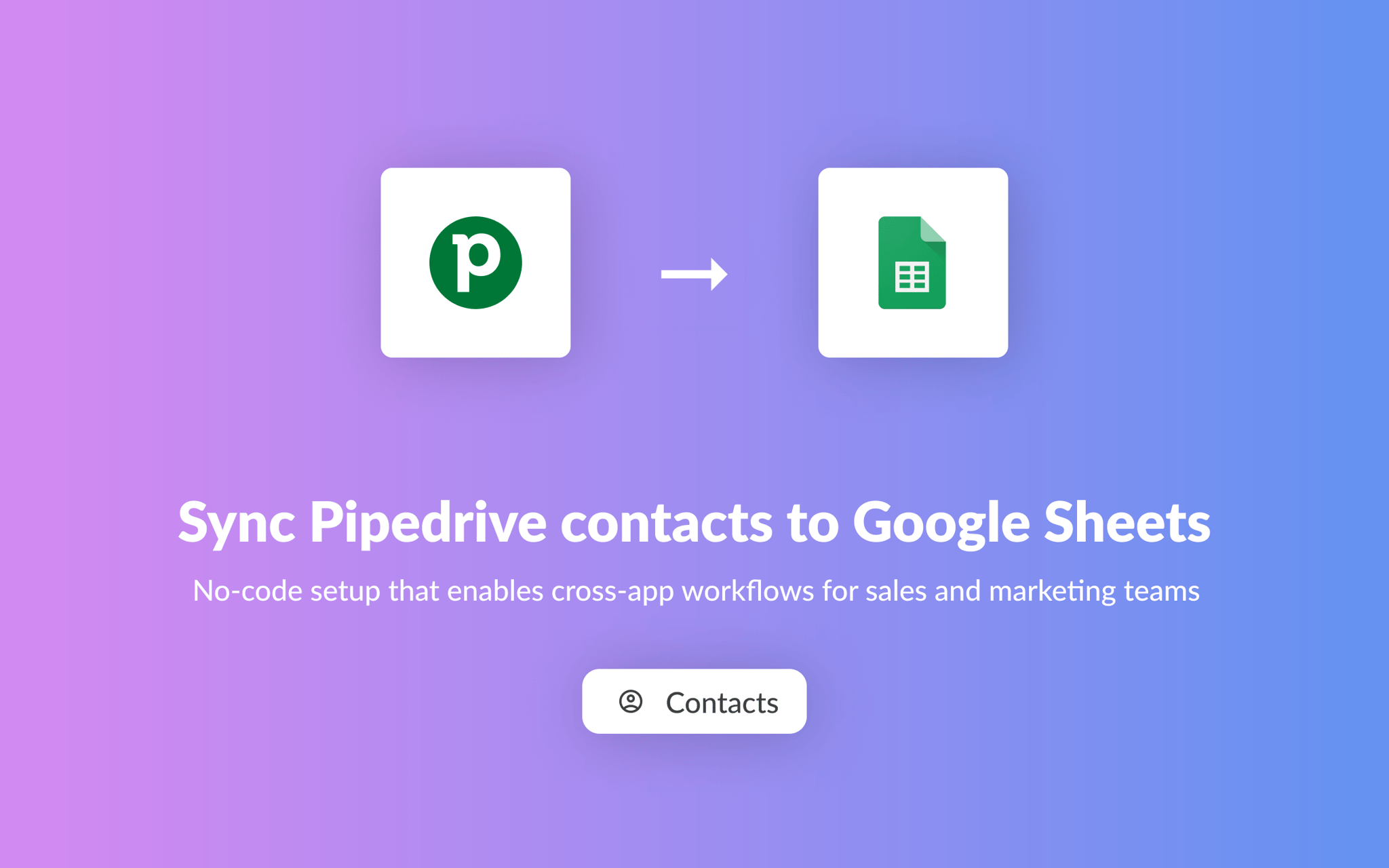 Google Sheets Sync App Integration - Pipedrive Marketplace