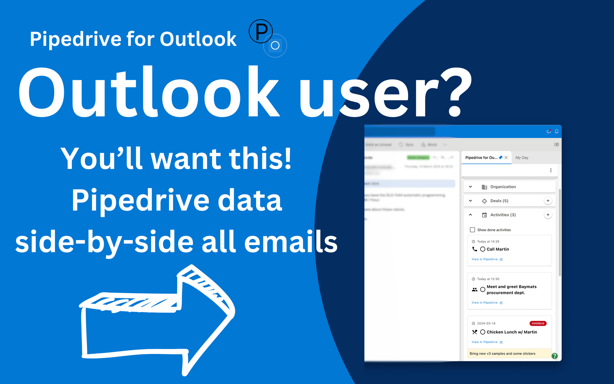 Pipedrive for Outlook App Integration - Pipedrive Marketplace