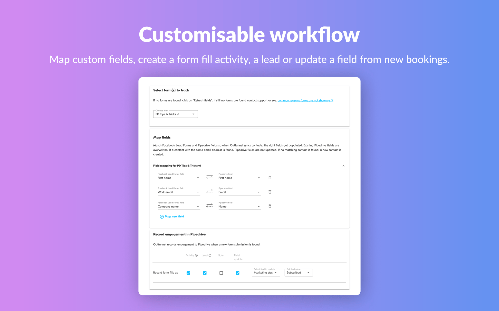 Facebook Lead Ads Sync App Integration - Pipedrive Marketplace