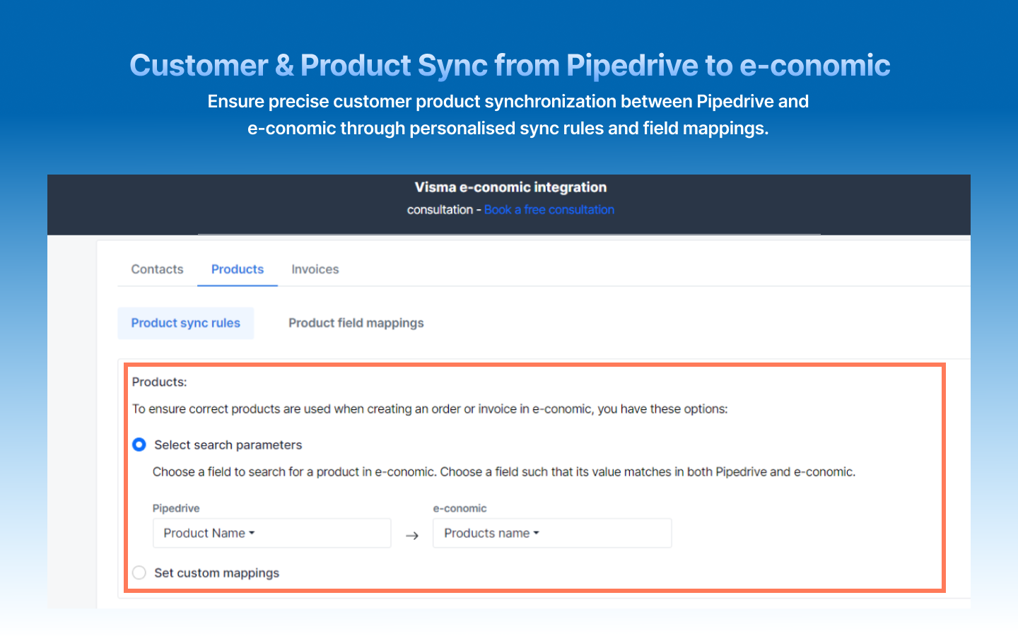 Visma e-conomic integration App Integration - Pipedrive Marketplace