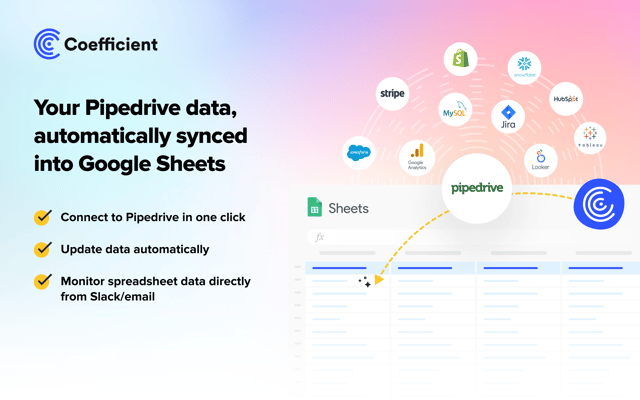 Coefficient App Integration - Pipedrive Marketplace