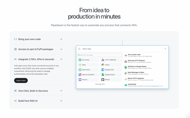 Pipedream App Integration - Pipedrive Marketplace