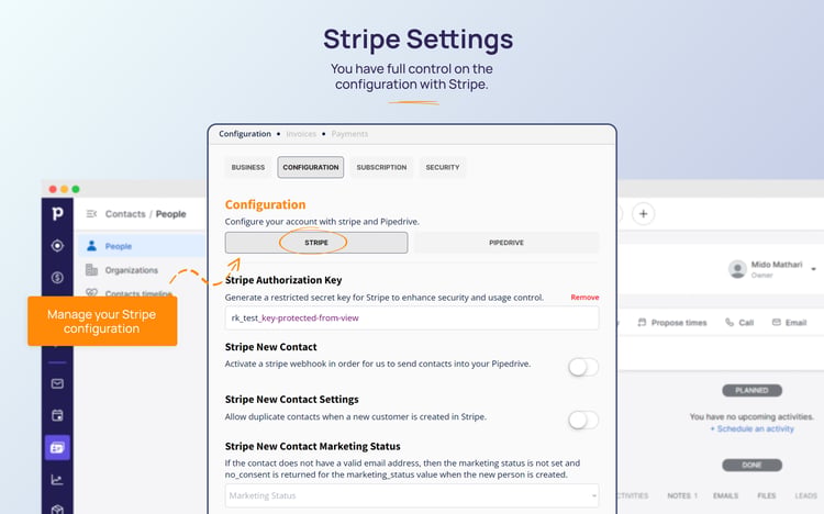 Stripe Connector by No-Code Venture App Integration - Pipedrive Marketplace