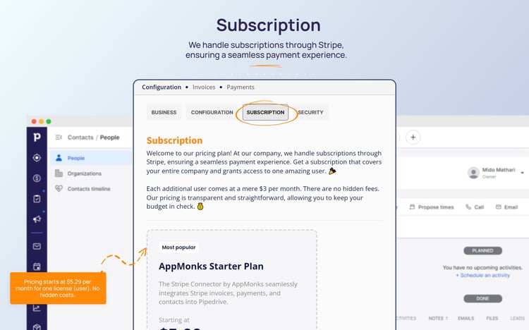 Stripe Connector by No-Code Venture App Integration - Pipedrive Marketplace