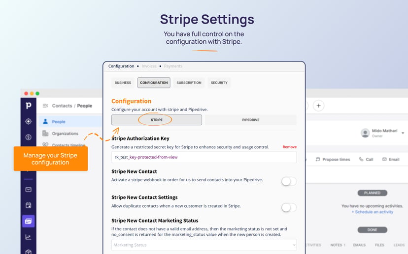 Stripe Connector by No-Code Venture App Integration - Pipedrive Marketplace