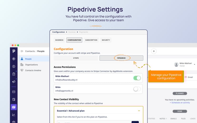 Stripe Connector by No-Code Venture App Integration - Pipedrive Marketplace