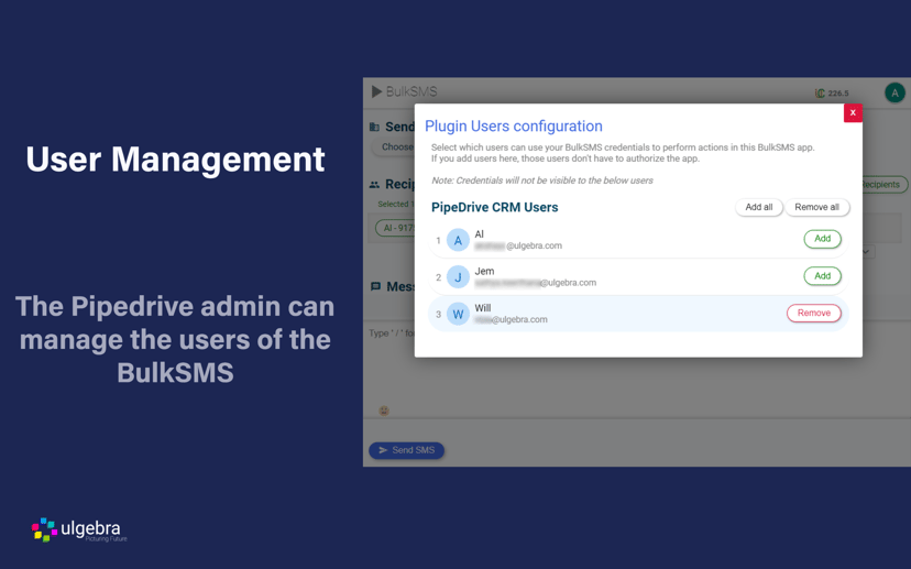 BulkSMS for Pipedrive App Integration - Pipedrive Marketplace