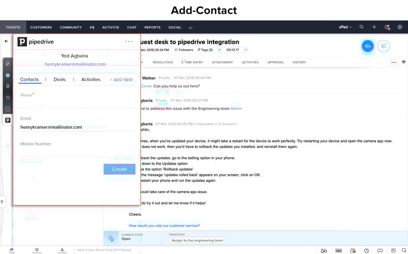 Zoho App Integration - Pipedrive Marketplace