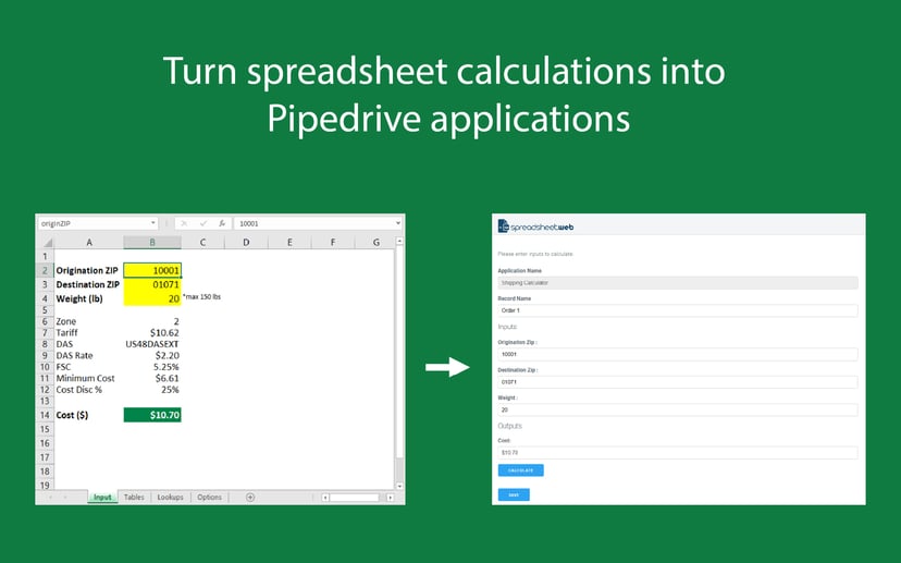 SpreadsheetWeb App Integration - Pipedrive Marketplace