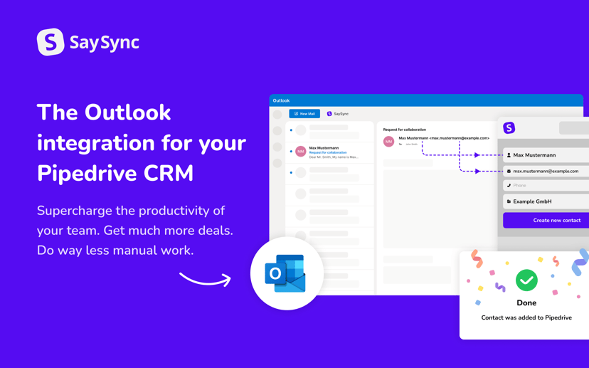 Outlook Integration App Integration - Pipedrive Marketplace